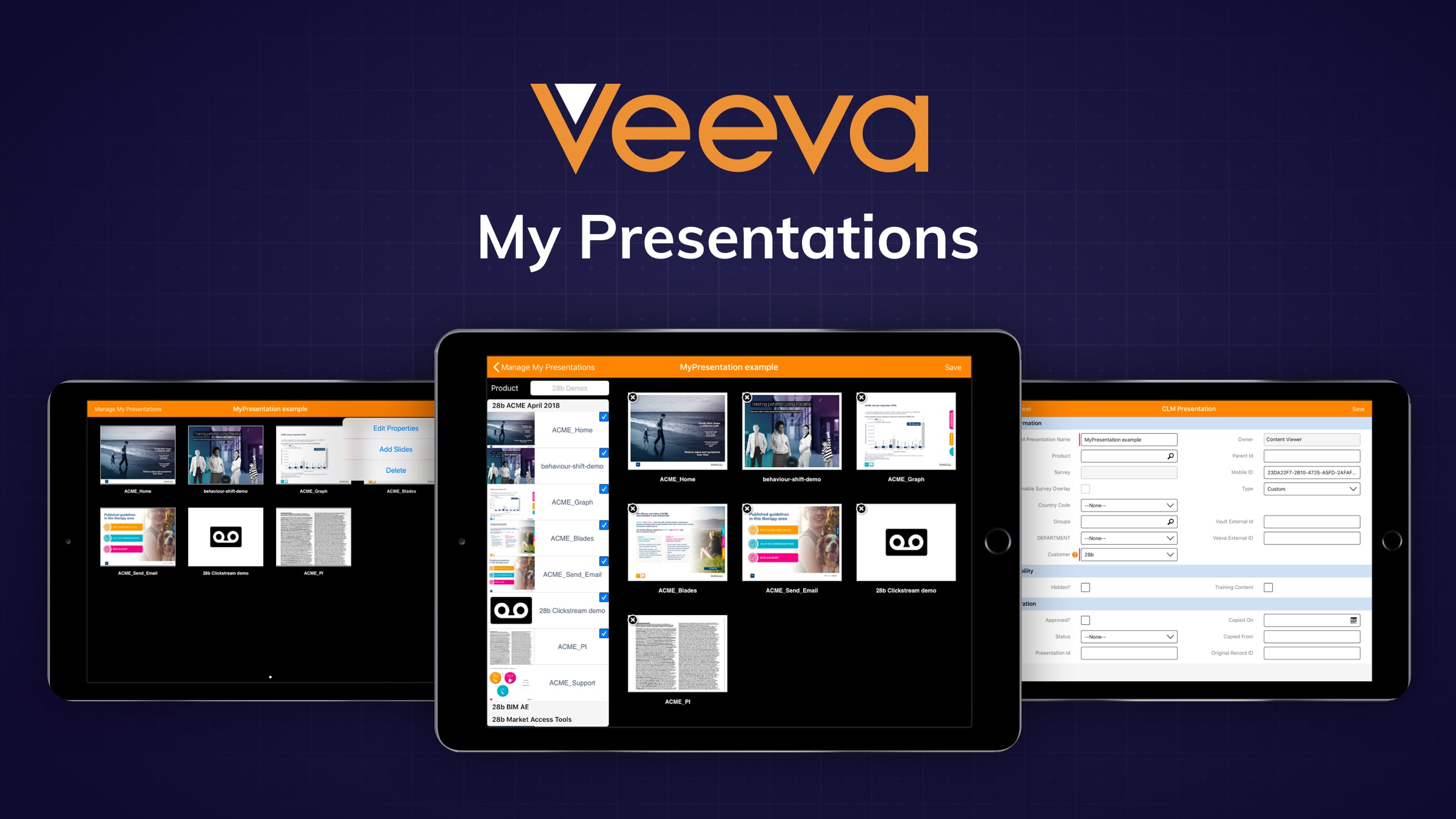 Veeva My Presentations - Guide To Using Veeva CRM For iPad Function